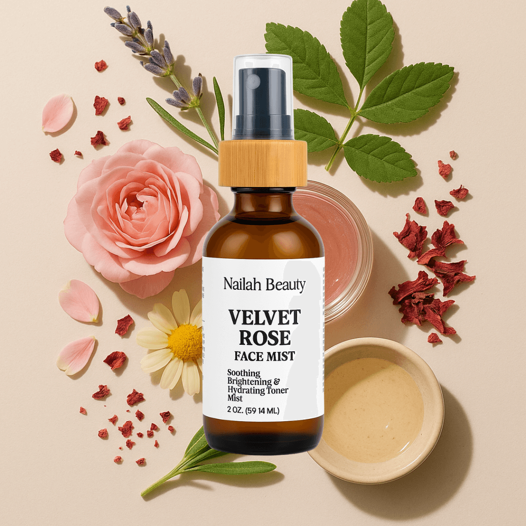 Velvet Rose Face Mist | Hydrating & Nourishing Scalp Treatment – Nailah ...